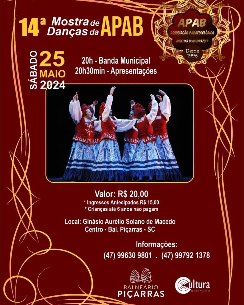 Ingressos antecipados para a 14ª Mostra de Danças da APAB começam a ser ...