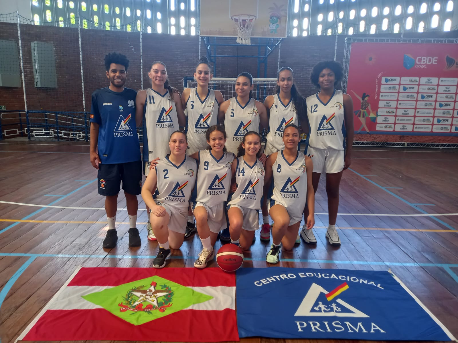 Time feminino de basquetebol do Prisma é vice-campeão dos Jogos ...